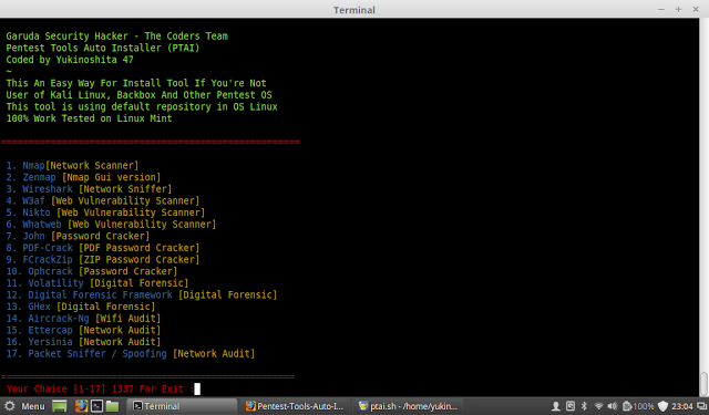 Pentest-Tools-Auto-Installer - A Simple Tool For Installing Pentest ...