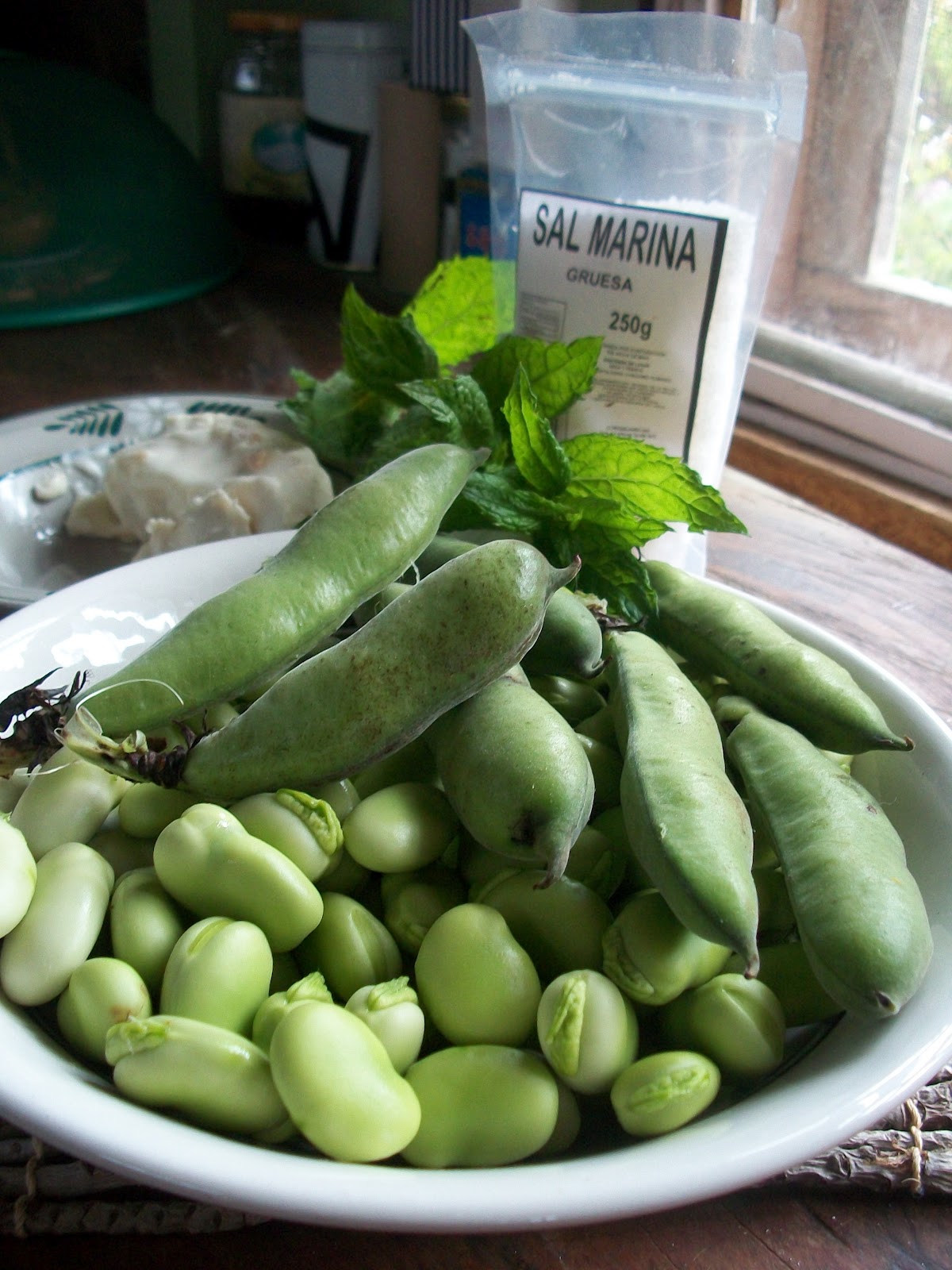 Backtoeden: Puré de Habas verdes