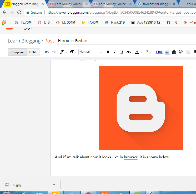 Favicon: - Technology World