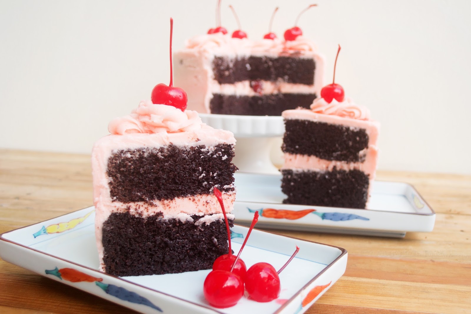 Frost & Serve: Chocolate Cherry Cake | Cherry Buttercream Recipe