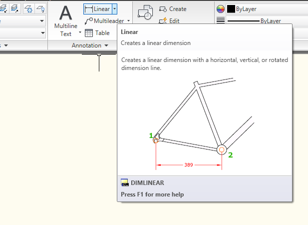 Membuat Dimensi ukuran objek pada autocad - Belajar Autocad 2010