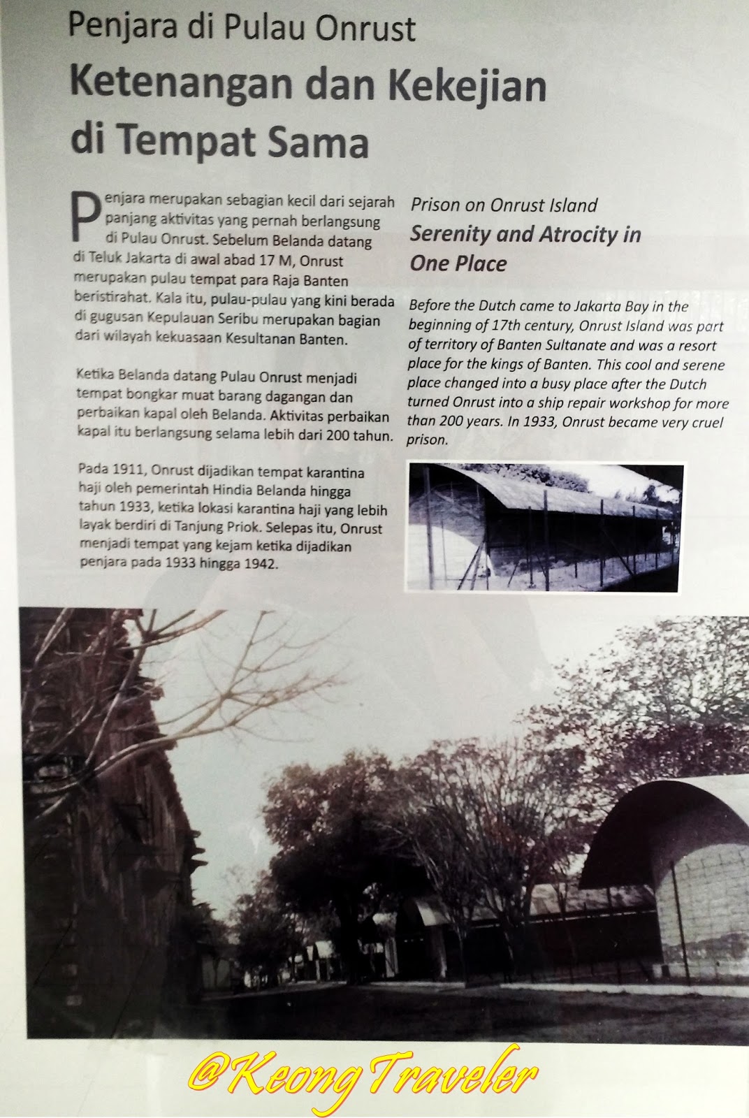 Sejarah Pulau Onrust, Kepulauan Seribu - Catatan Harian Keong