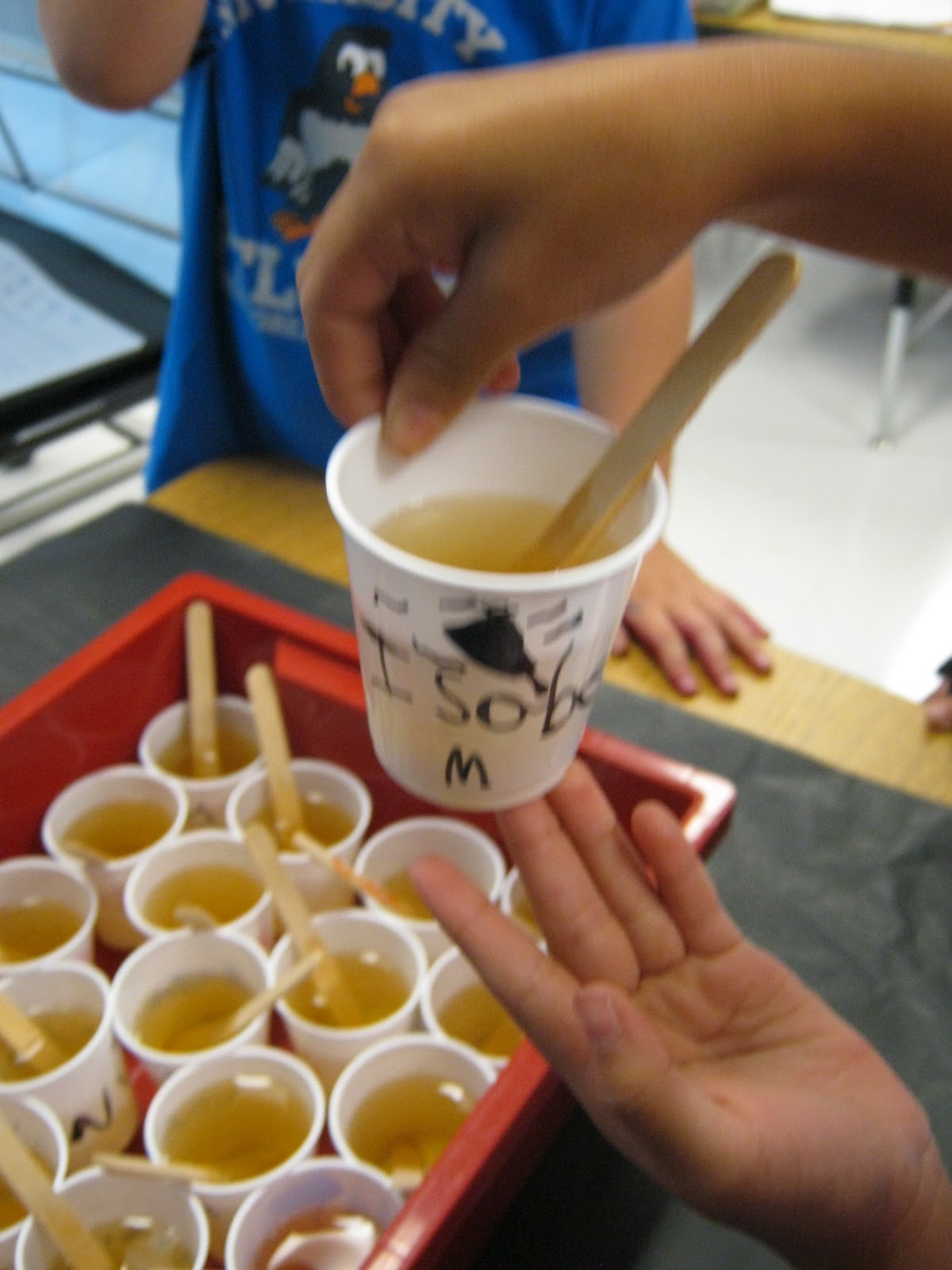 First Grade Circle: Science- Freeze Experiment