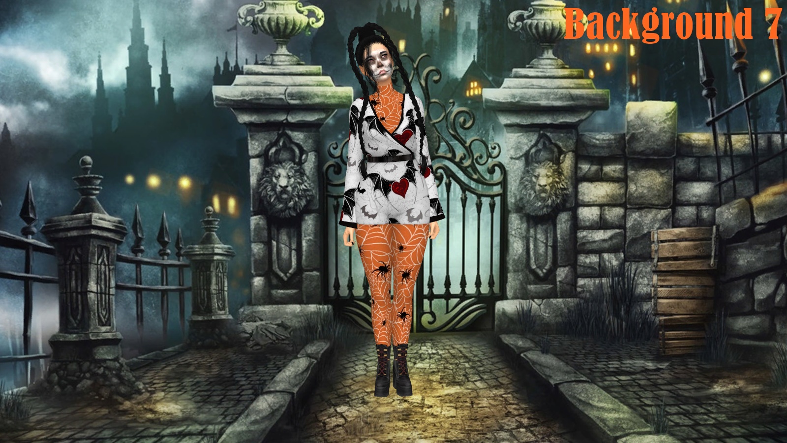 Annett's Sims 4 Welt: CAS Backgrounds "Halloween 2018"