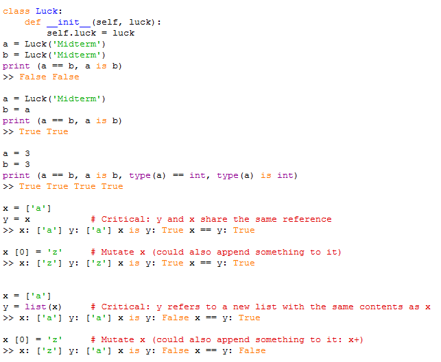 Coding, Learning, Caring, Living.: Python notes (ICS 33)