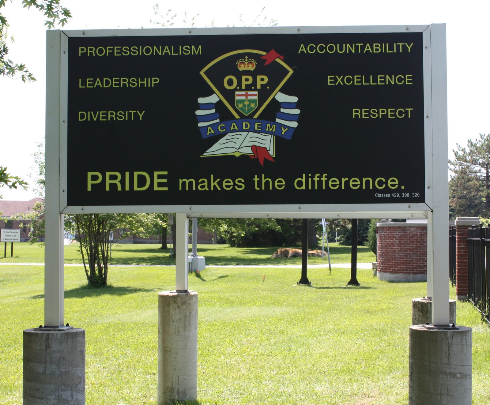 Orillia OPP Academy Freshens Up - Eminent Custom Graphics inc.
