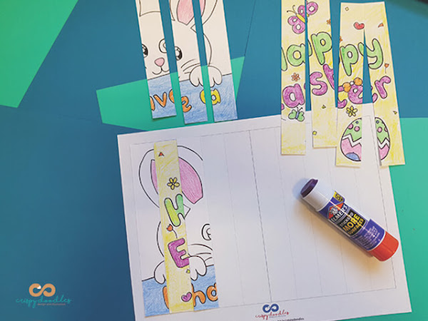 Easter Bunny Agamograph Art for Kids - The Joy of Sharing