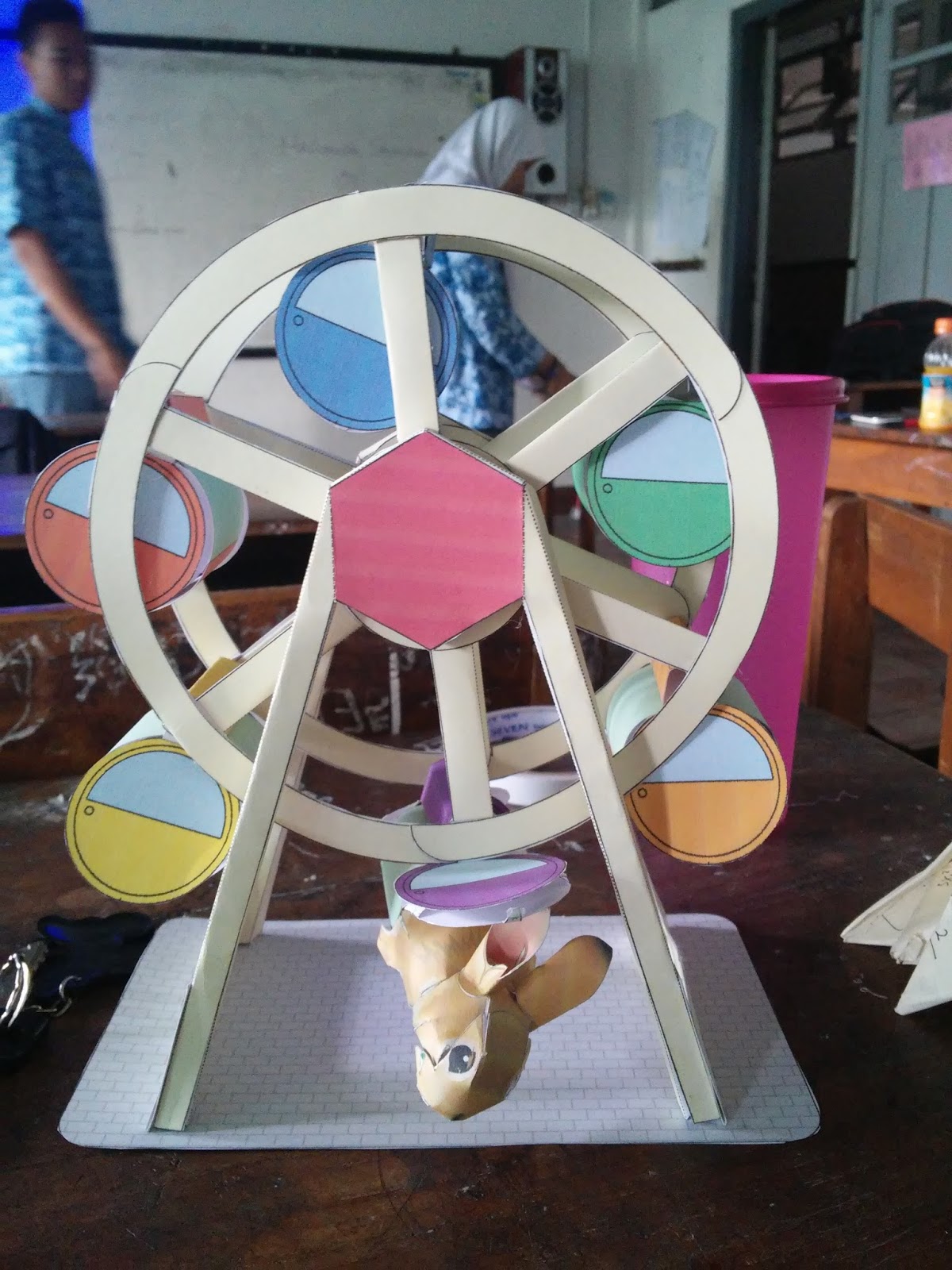 XI MIA 4 KEL 1: TUTORIAL MEMBUAT PAPERCRAFT FERRIS WHEEL