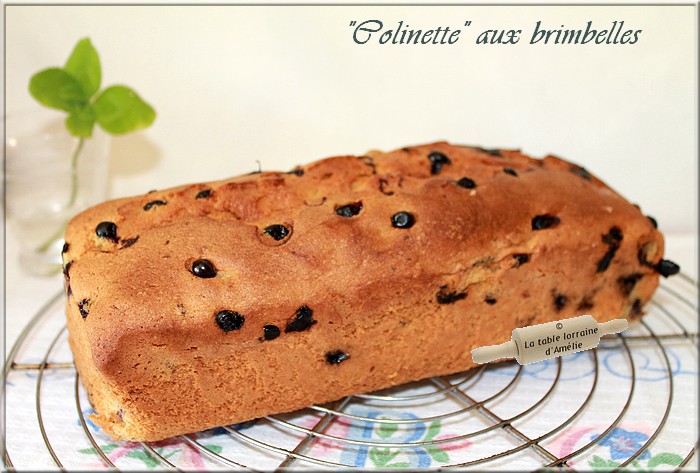 LA TABLE LORRAINE D'AMELIE: "Colinette" revisitée aux brimbelles ...