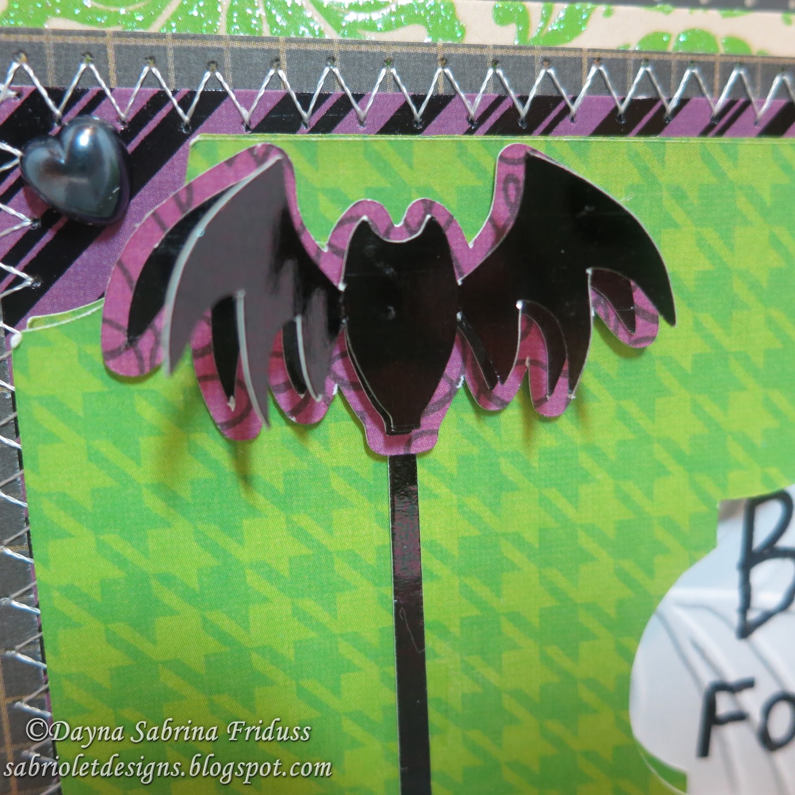 Sabriolet Designs: Batty for You Featuring DCWV's Bewitched - Oh, and ...