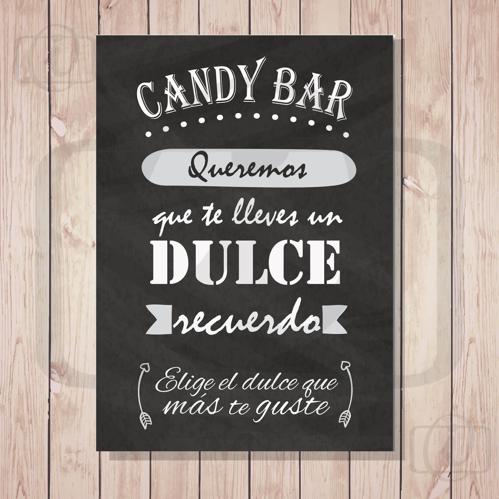 ilugrafia: Carteles para el Candy Bar