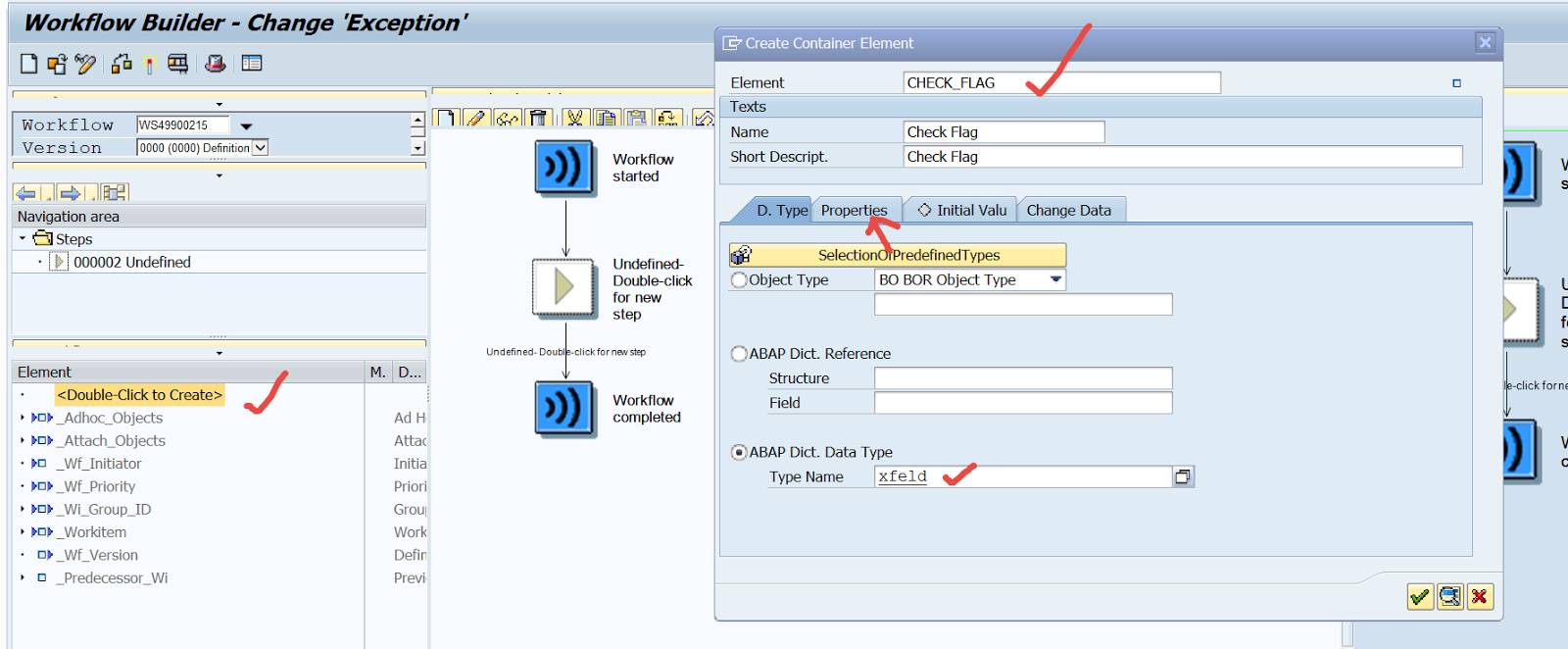 TECHSAP : Workflow : Demo13- Rasing and handling exception in Work FLow
