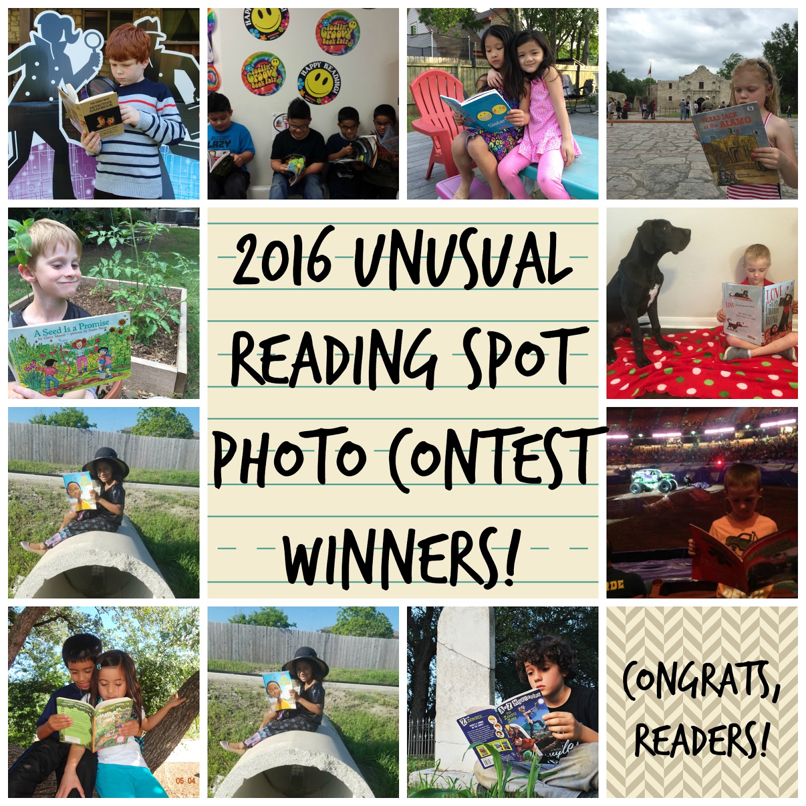 Forest North Library: Unusual Reading Spot Photo Contest Winners 2016!