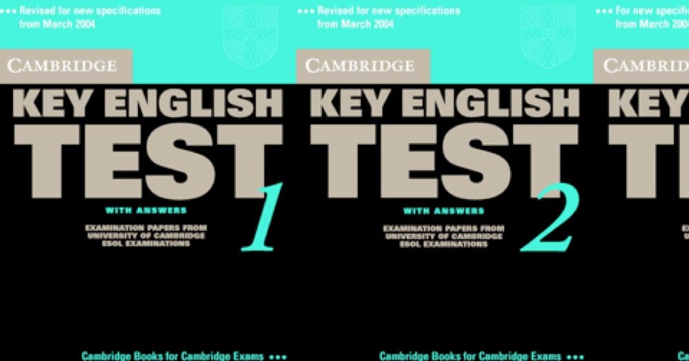 Giáo trình tiếng anh Cambridge Key English Test (KET)