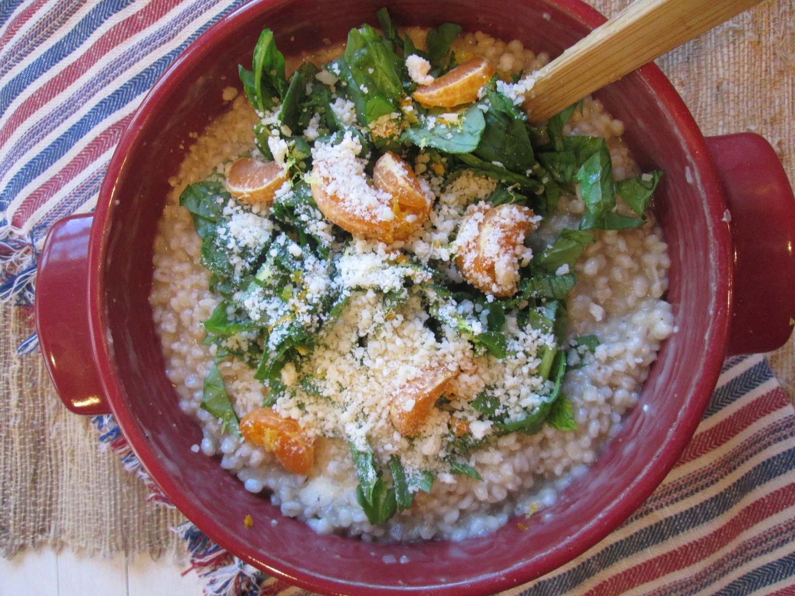 Stirring the Pot: Risotto-Style Barley with Winter Citrus and Arugula