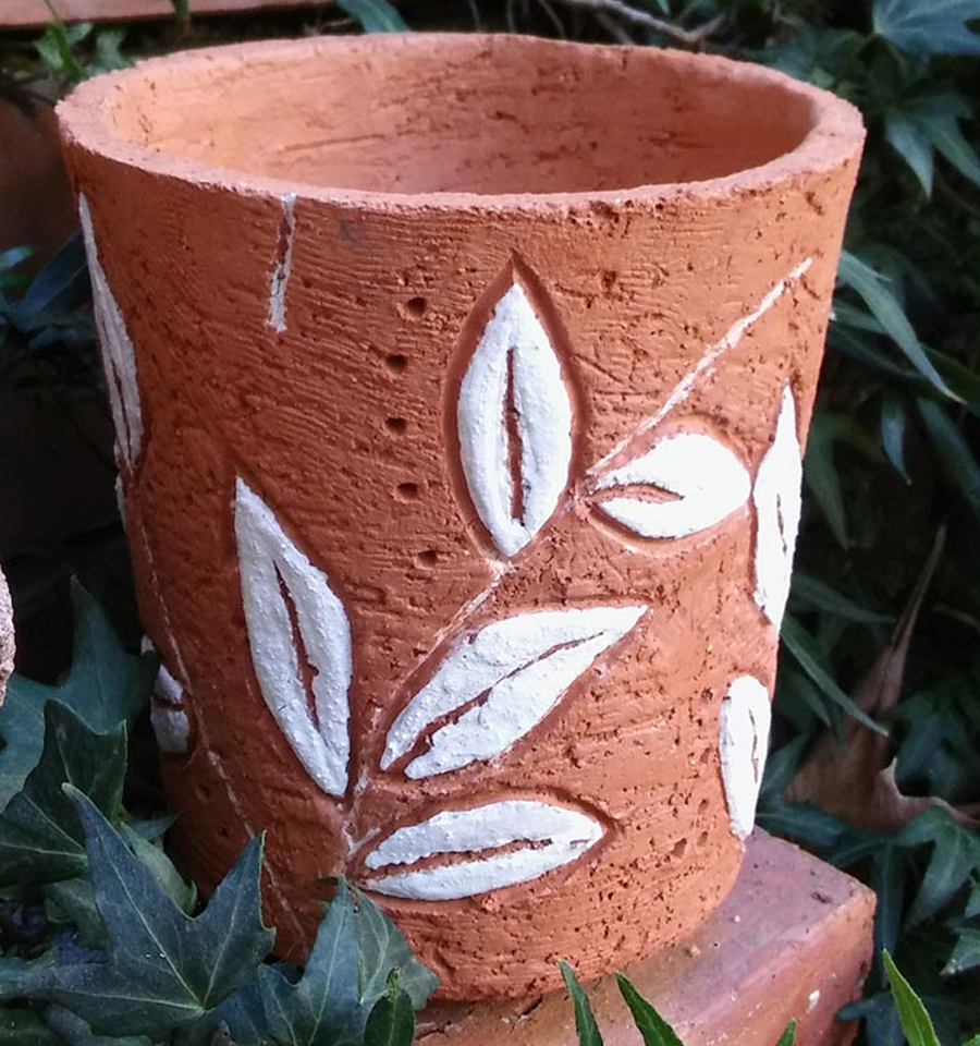 La Luna de Barro: Macetas en barro natural