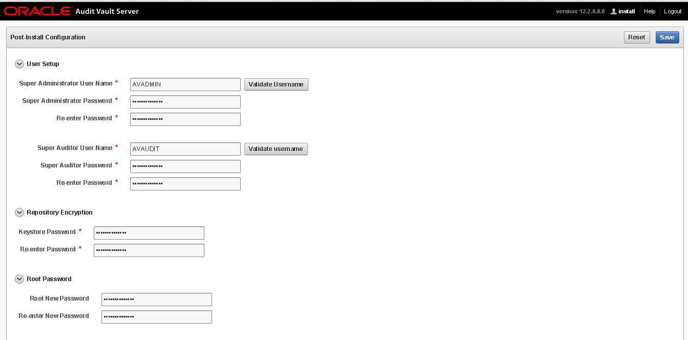DBA FIELD: Oracle Audit Vault Installation on VMware