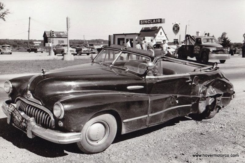 HOVER MOTOR COMPANY: Wrecked old cars and crashes