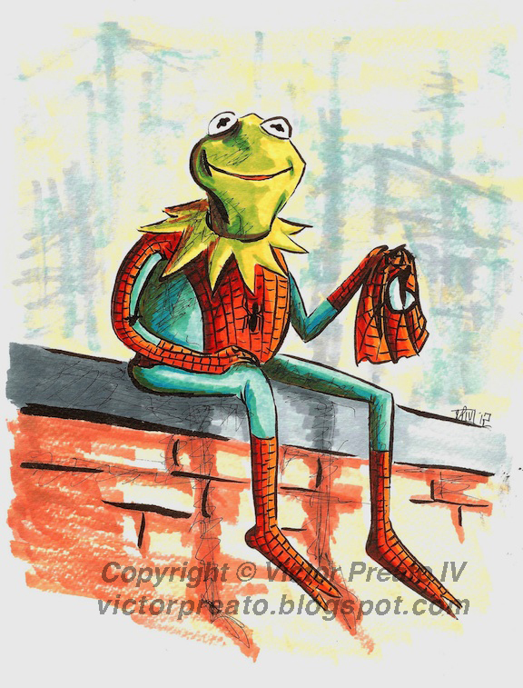 Victor Preato IV: Kermit the Spider-Man ... or Spider-Frog?