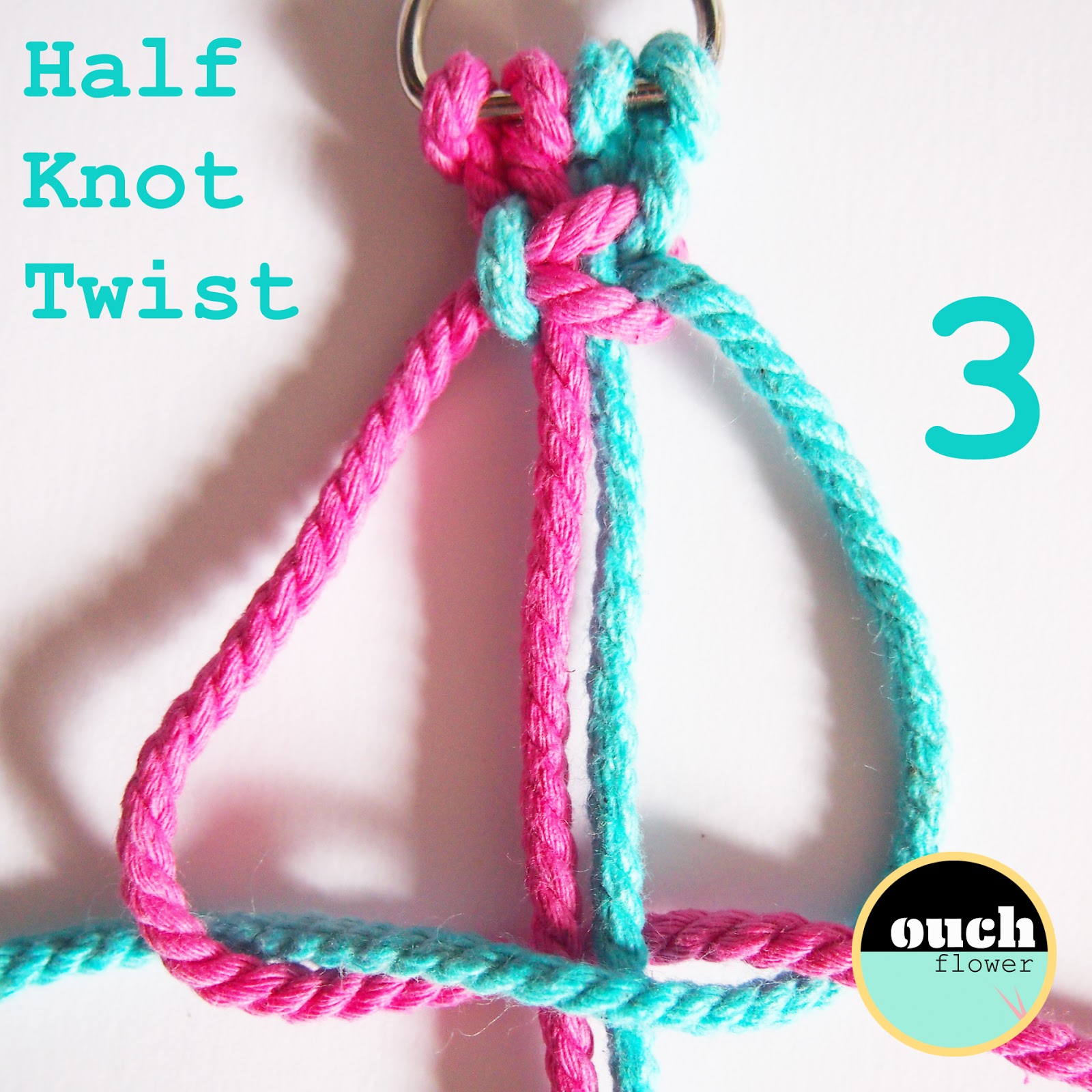 ouch flower: KNOT SCHOOL.....Knot #3
