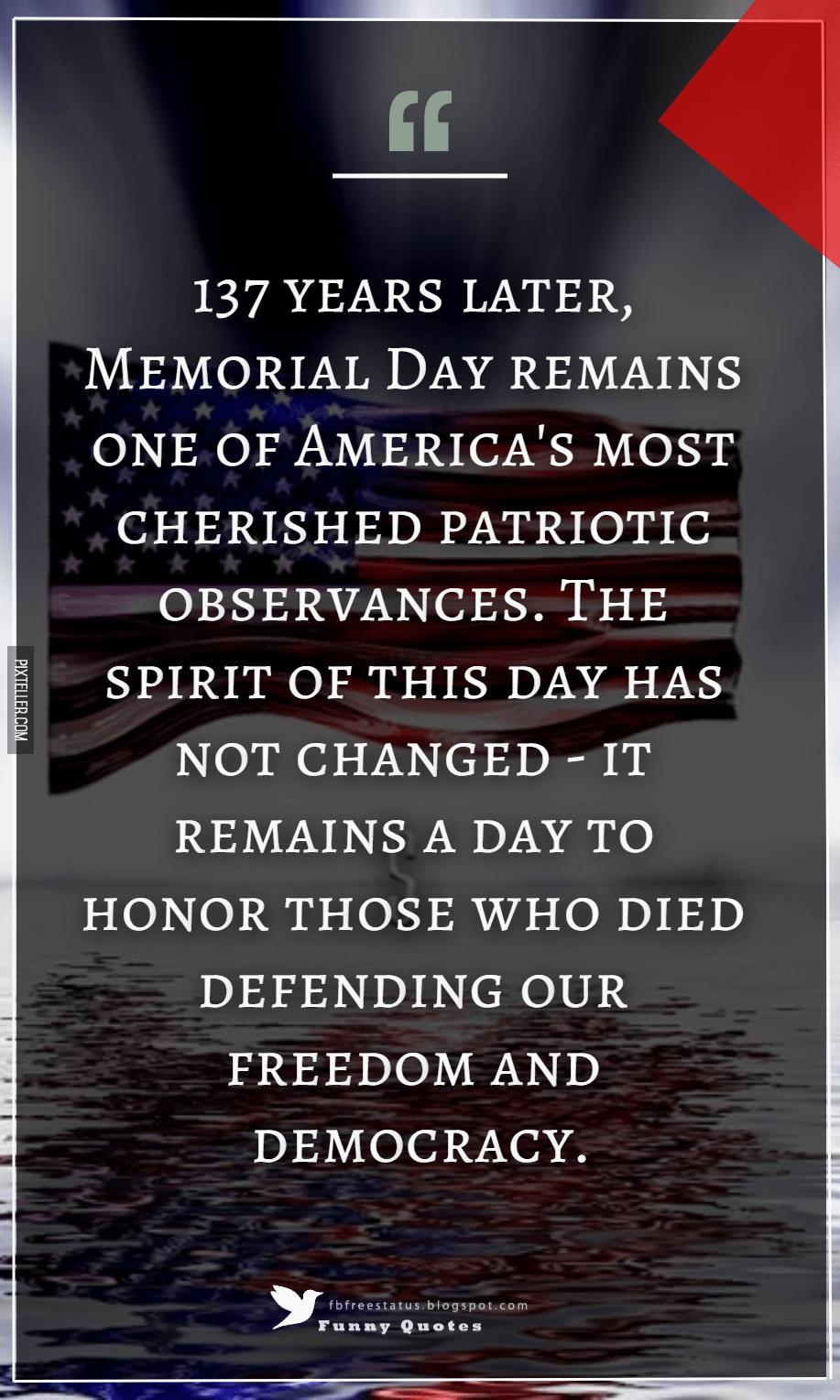 Memorial Day Quotes & Sayings For Memorial Day With Images
