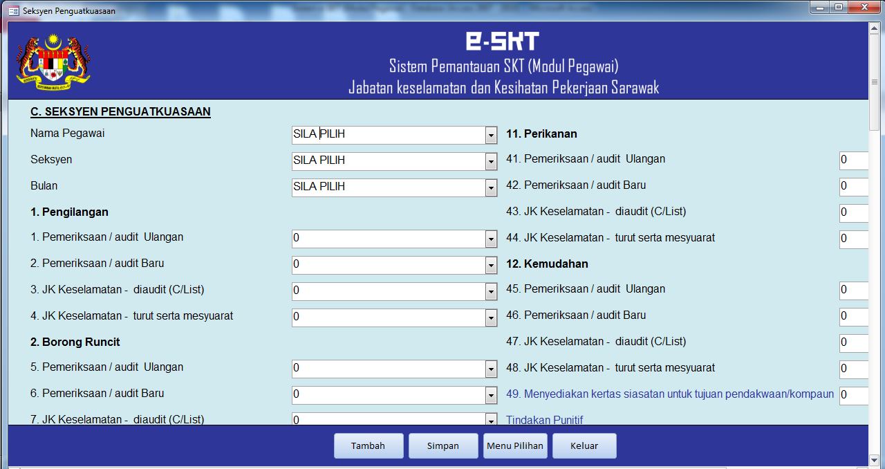 Langkah-Langkah Menggunakan Sistem e-SKT (Modul Pegawai) JKKP Sarawak | Uz Bong