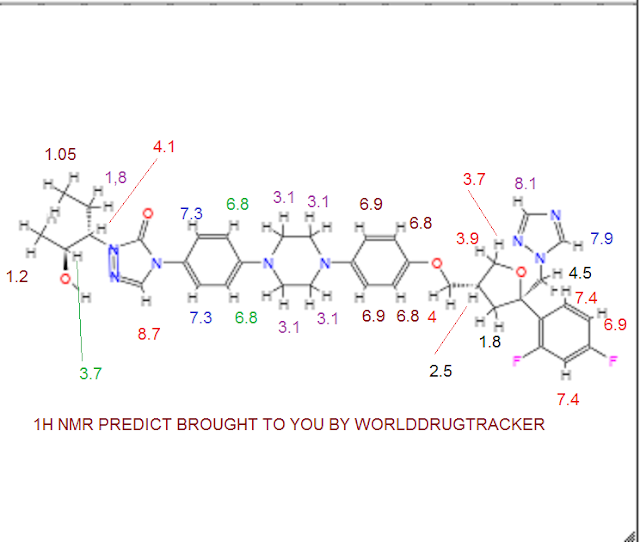 API SYNTHESIS INTERNATIONAL: Posaconazole 泊沙康唑 بوساكونازول Позаконазол