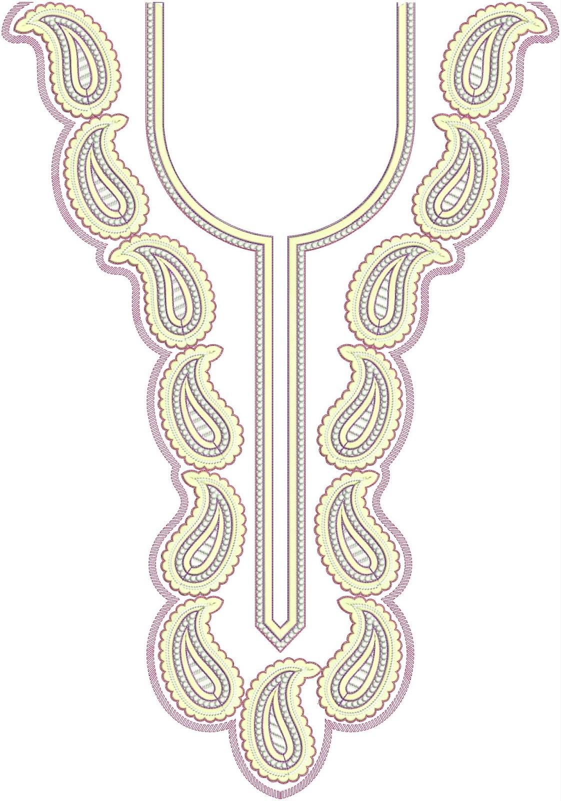 EmbDesignTube: Cultural Hand Work Style Embroidery Neck Designs