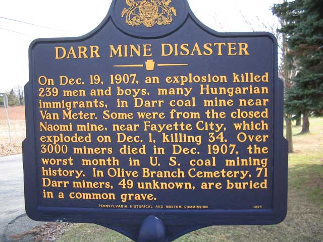 Old Industry of Southwestern Pennsylvania : The Darr Mine Disaster
