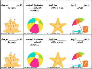 Liz's Speech Therapy Ideas: Summer Sun Negation Unit