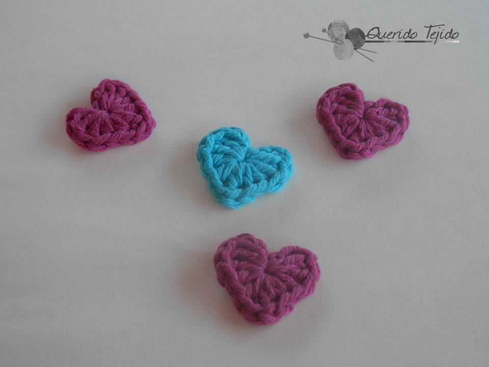 Querido Tejido: Mini corazón crochet