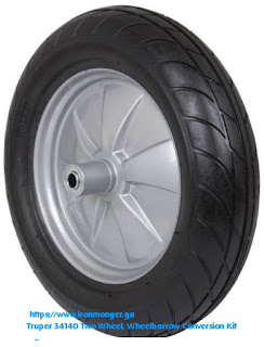 BEST Truper 34140 Two Wheel, Wheelbarrow Conversion Kit - Hardware ...