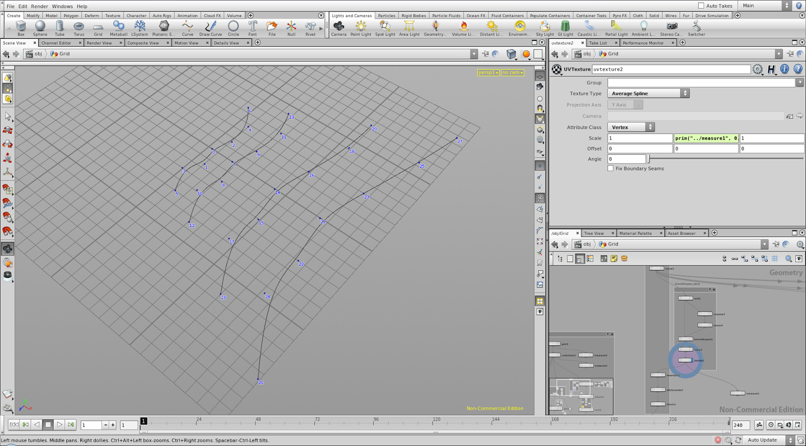 Art Blog: Houdini - Duplicating curves