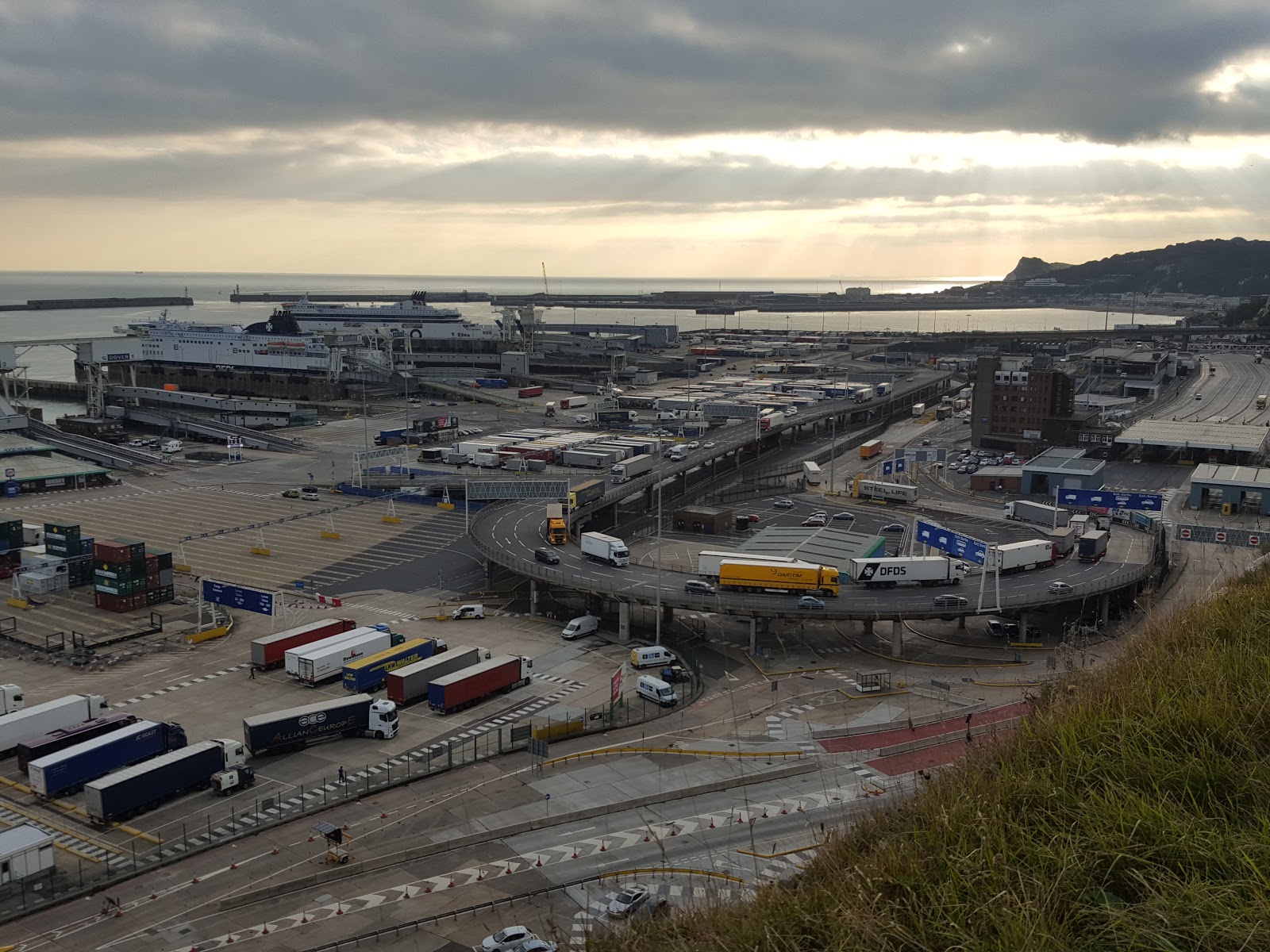 One of the most famous visiting place Dover and its white cliffs.