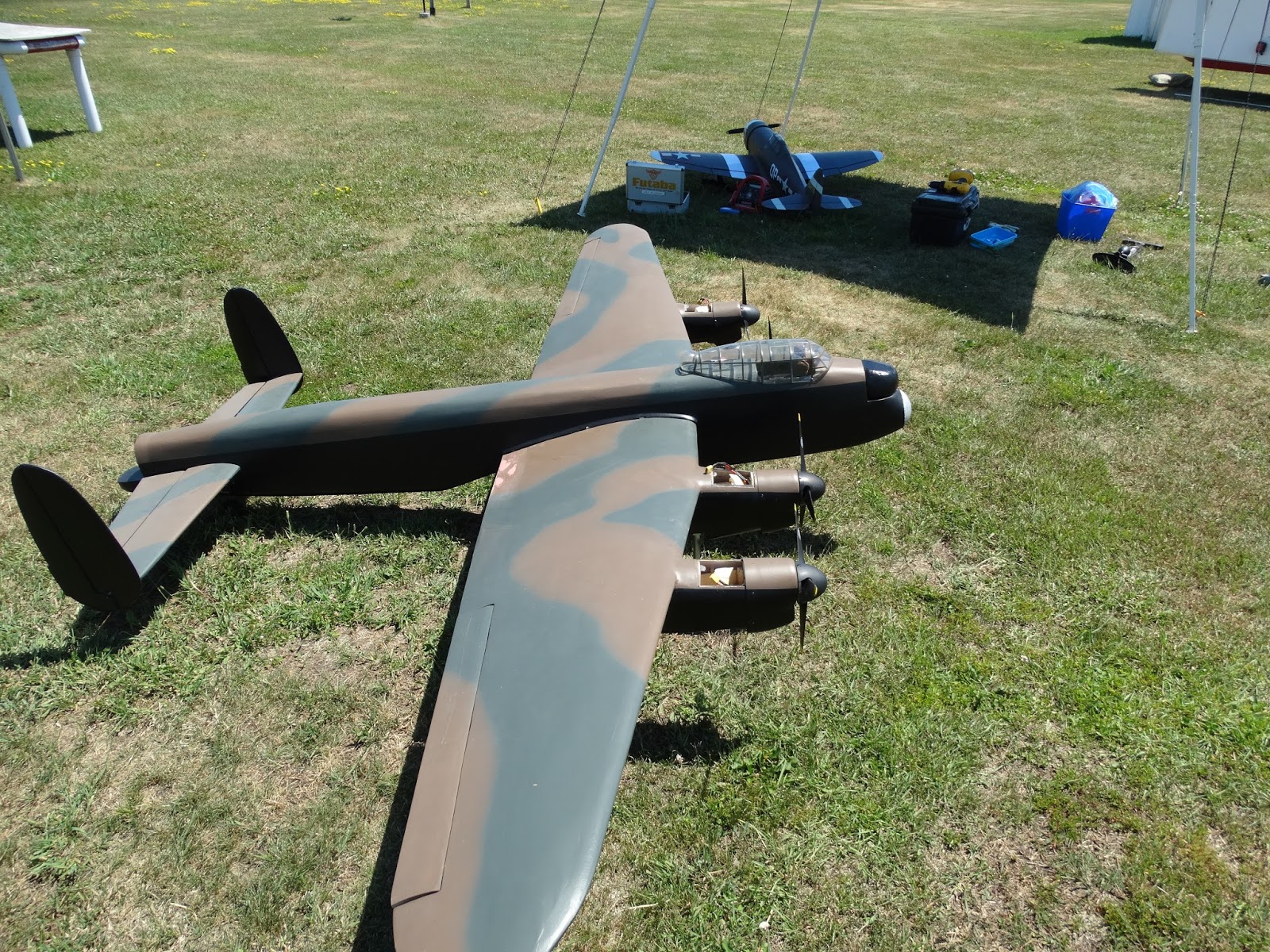 RC Flying Models: 134 inch Lancaster Electric Bomber