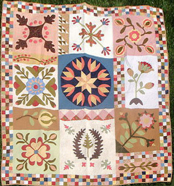 Barbara Brackman's MATERIAL CULTURE: Carrie Hall Samplers