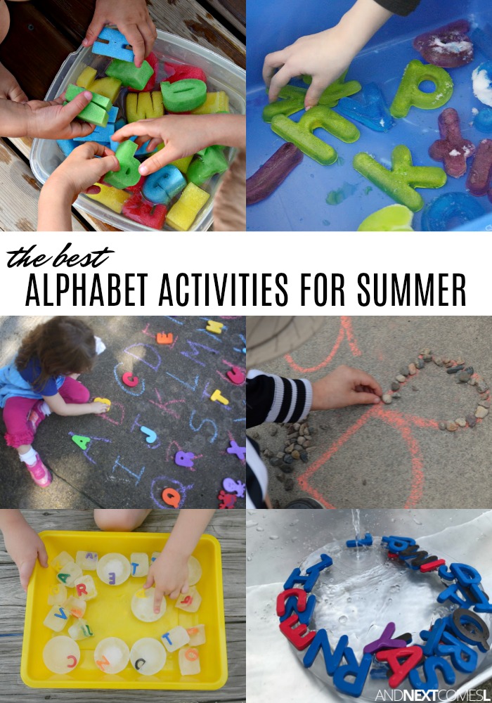 The Best Summer Alphabet Activities for Kids | And Next Comes L ...