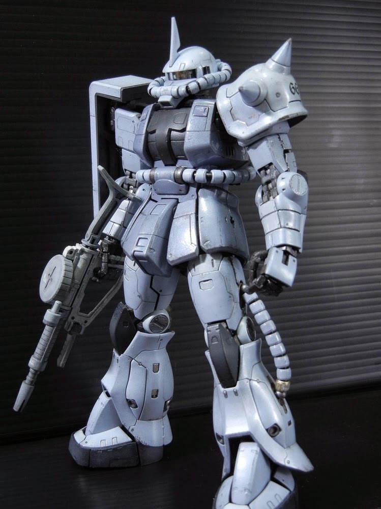 Custom Build: RG 1/144 Char's Zaku II "White Satan" - Gundam Kits ...