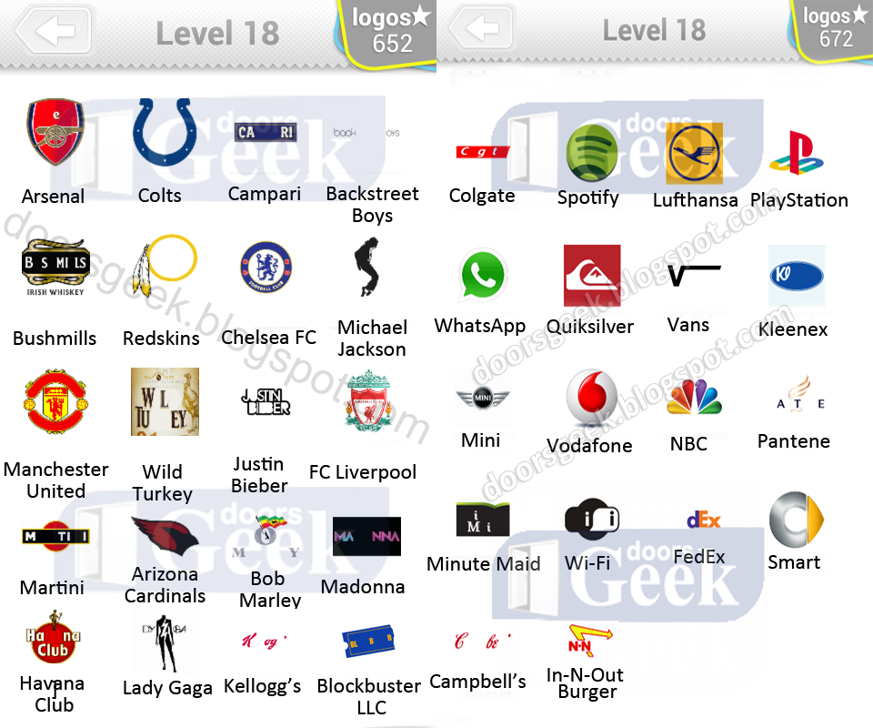 Logo Quiz Answers Level 17 Android