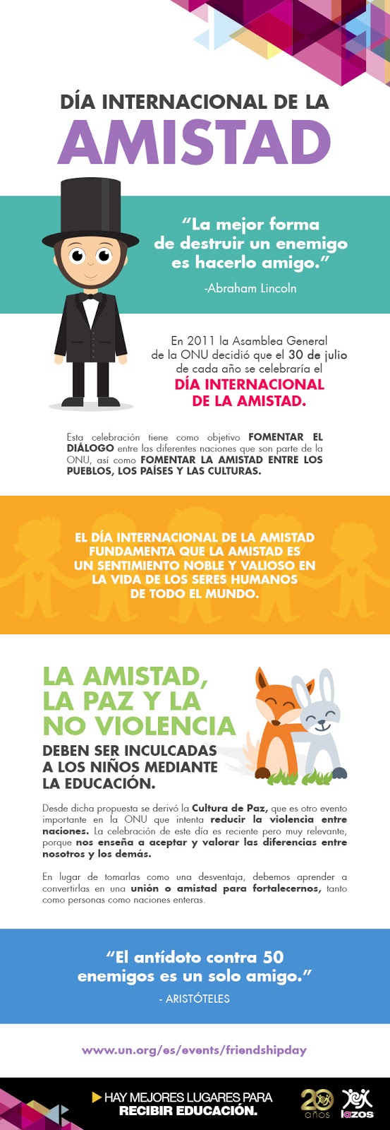 El valor de una amistad verdadera (ver infografías) | Revista La Fuente