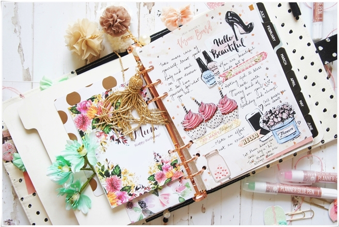My Craft World: Some planner page ideas in my 'Breathe' Prima Planner