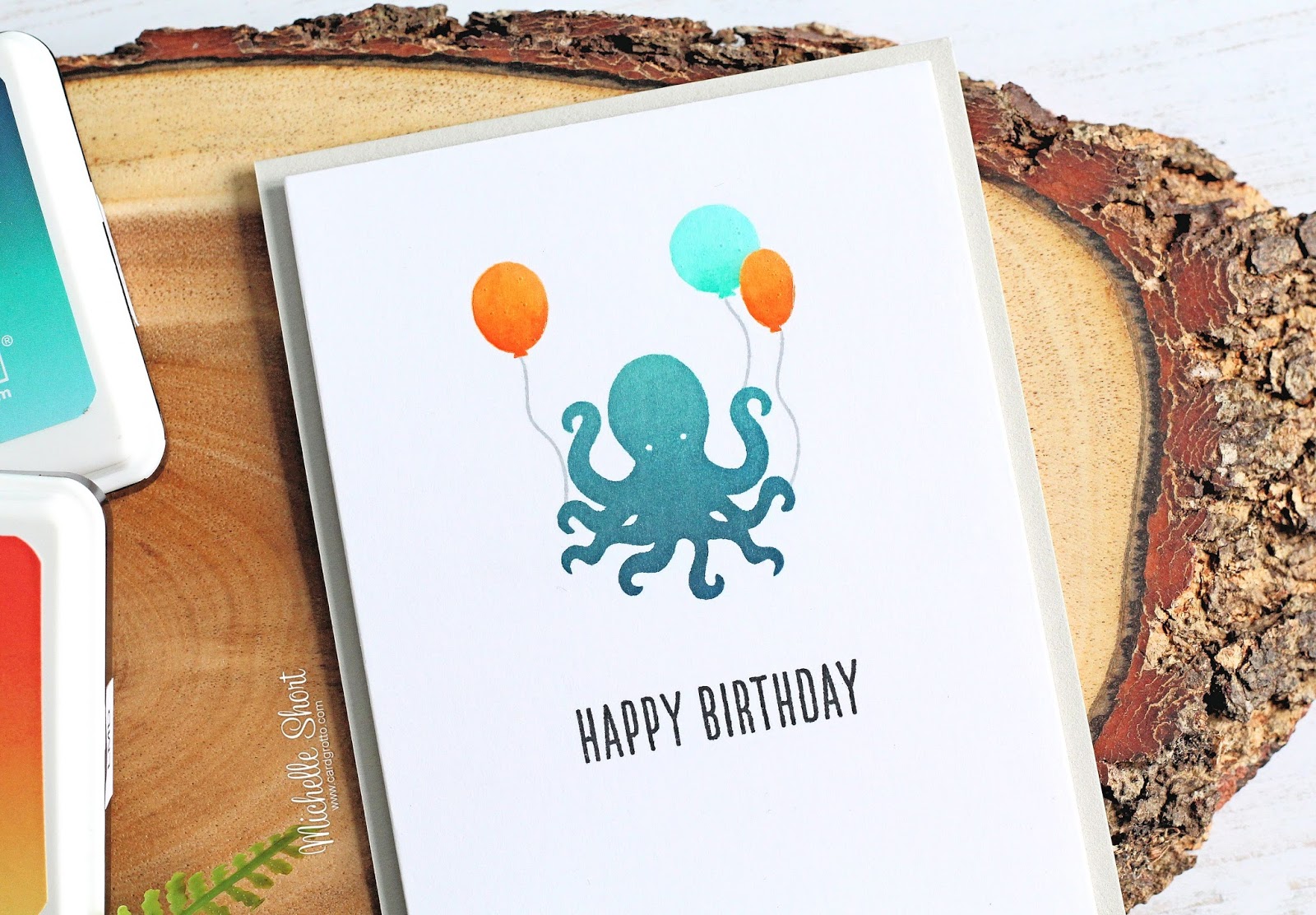 The Card Grotto: Birthday Octopus