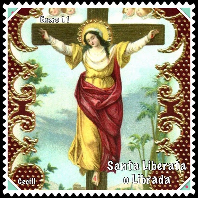 ® Santoral Católico ®: IMAGEN DE SANTA LIBERATA O LIBRADA, 11 DE ENERO
