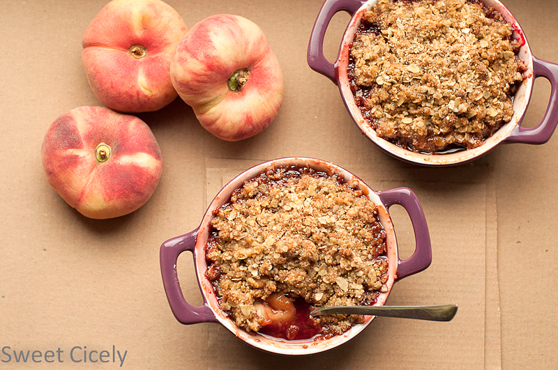 Sweet Cicely - gotowanie z dusza: Brzoskwiniowe "crumble pots" z ...