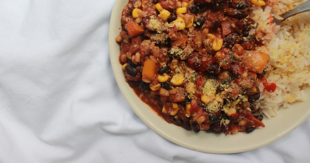 Vegan Bean Chilli - The English Mademoiselle Diaries