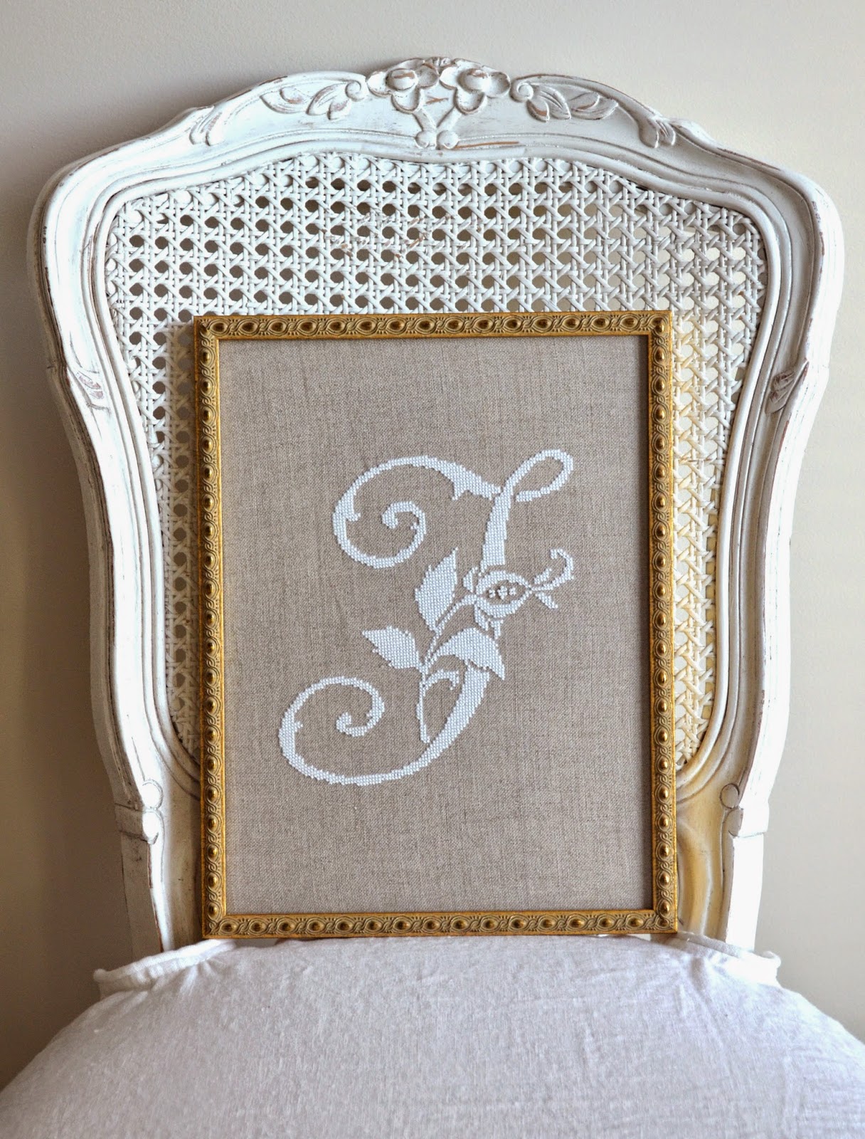 Sew French: Natural Linen Monogram