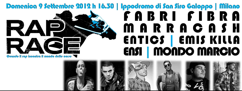 RAP RACE, quando la musica incontra le corse: Domenica a Milano Fabri ...