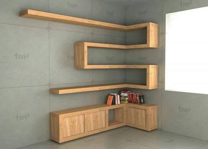 Contoh Desain Rak Dinding Cantik Kayu Minimalis - Foto Desain Rumah Terbaru