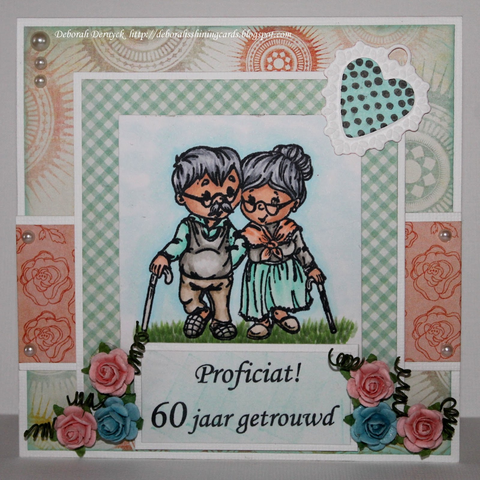 Deborah's shining cards: 60 jaar getrouwd