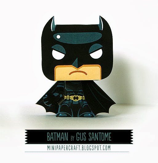 Papercraft - Mini Batman - Papercraft4u | Free Papercrafts, Paper Toys ...